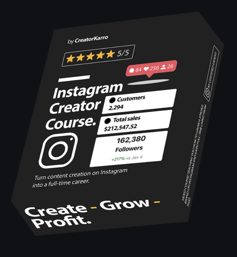 [Get] Karolis Piliponis – Instagram Creator Course (Ultimate Bundle) Free Download – eCashMiner