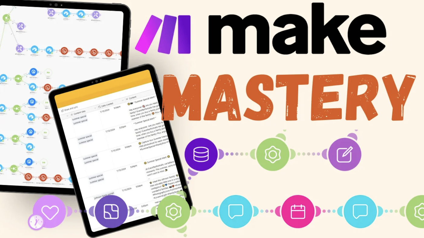 [Get] Mitch Baylis – Make.com Advanced Business Automation Course Free ...