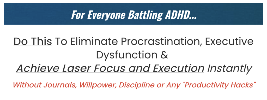 ADHD Vision – Focus Revolution – eCashMiner