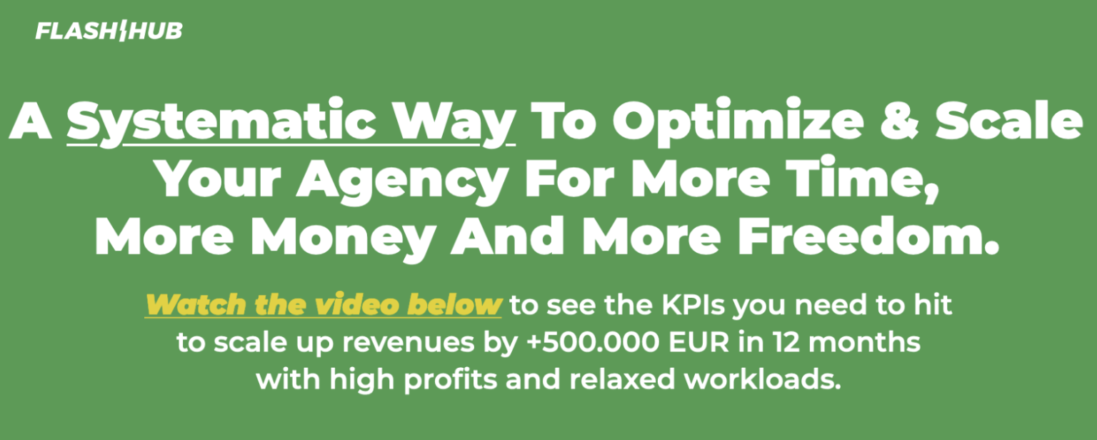 [Get] A Systematic Way To Scale Your Agency And Optimize It (Create ...