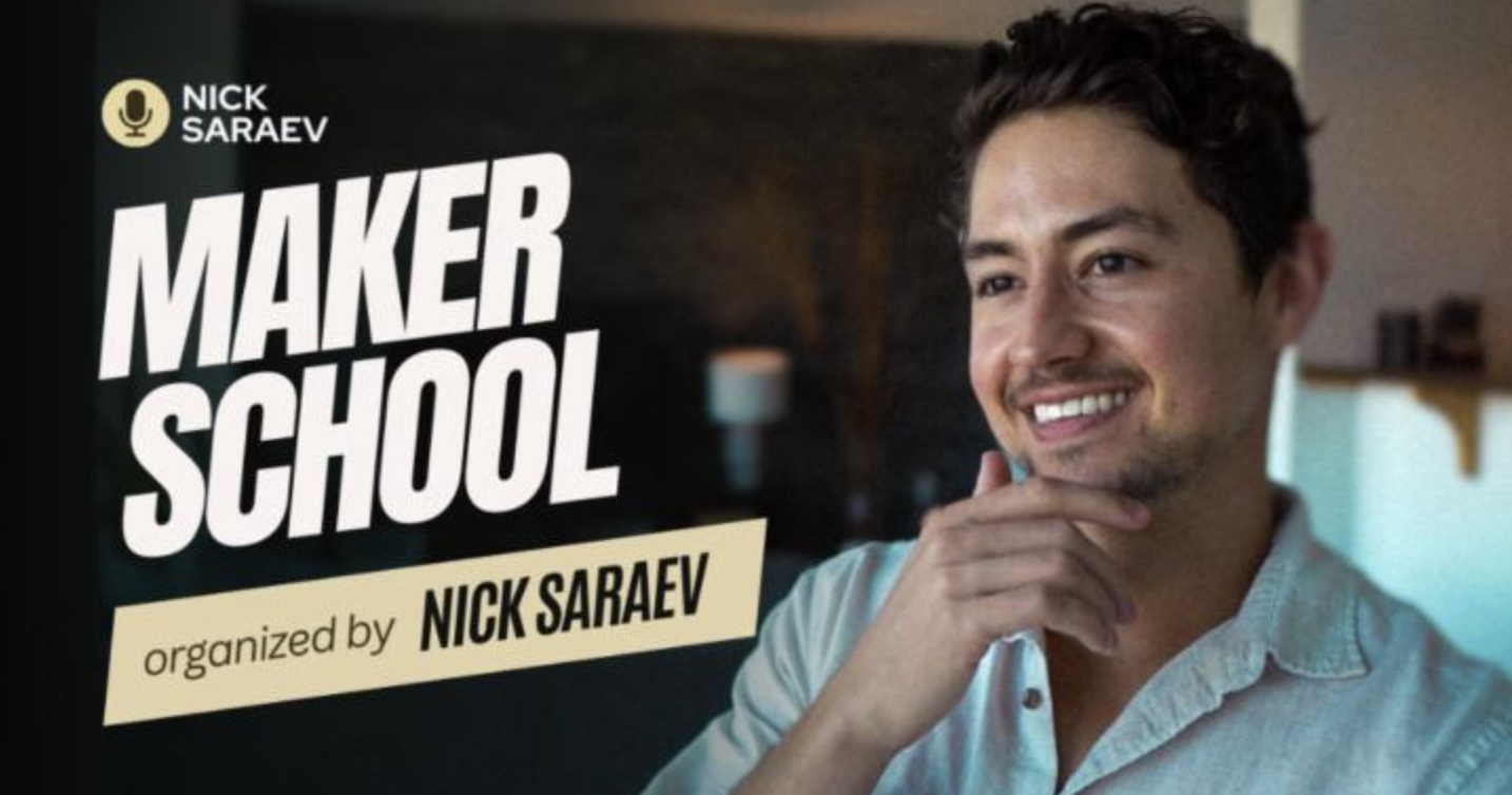[Get] Nick Saraev – Maker School – AI Automation Agency $72K Month Free Download – eCashMiner