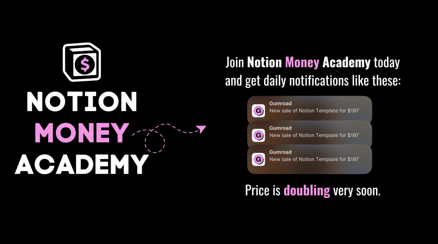 [Get] Creator Pascal – Notion Money Academy – How To Make Money Selling ...